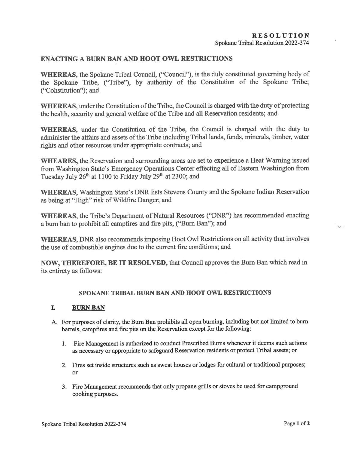 Rawhide Press – Spokane Tribe of Indians